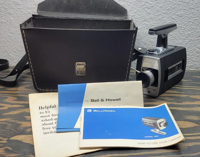 BELL AND HOWELL Autoload Focus-Matic Model 435 Movie Camera Instruction ...