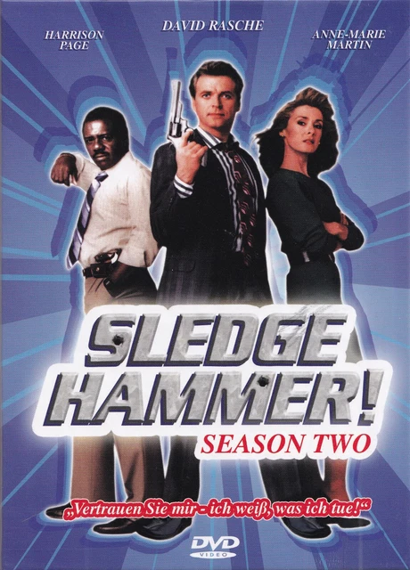 SLEDGE HAMMER - Season Two (David Rasche...) 4xDVD Box-Set, near mint ...