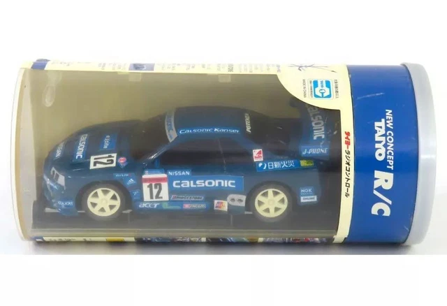 RADIO-CONTROLLED CAR 1/32 SKYLINE GT-R CALSONIC RACING TEAM #12 (Blue ...