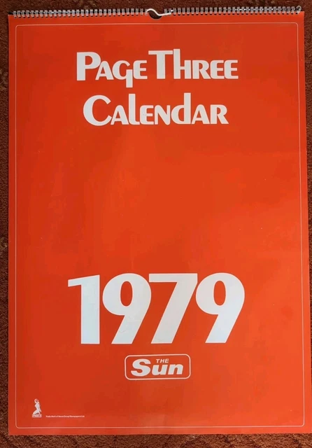 THE SUN PAGE 3 Model Calendar 1979 Vg K632 £19.99 - PicClick UK