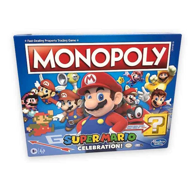 HASBRO GAMING MONOPOLY Super Mario Celebration! Board Game Ages 8+ NEW ...