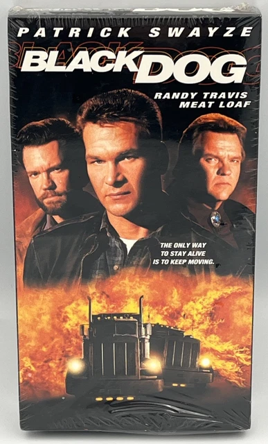 BLACK DOG (VHS, 1998) Patrick Swayze, Randy Travis, Meat Loaf New ...