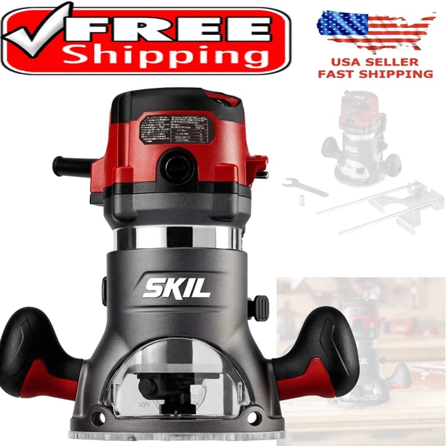 ERGONOMIC CORDED ROUTER with 10 Amps and Dual LED Lights for Precision ...