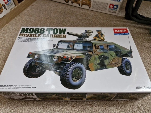 ACADEMY HUMMER 1/35 Scale Model Kit M966 TOW Missile Carrier £11.00 ...