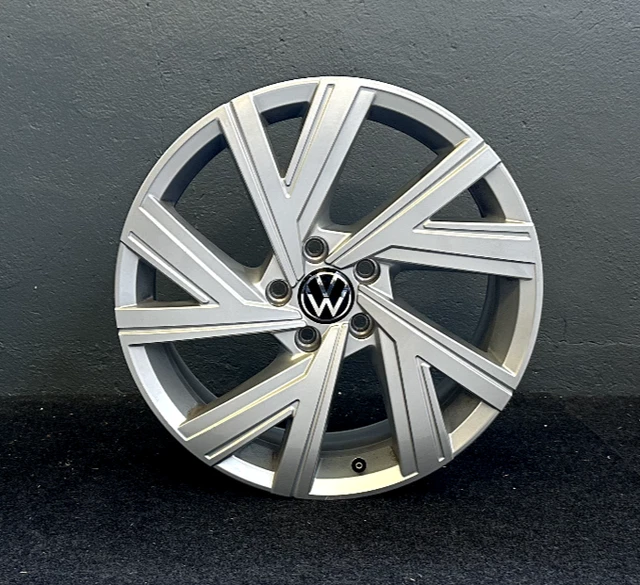 ORIGINAL VW GOLF 8 & R-Line Gti 18 Inch Bergamo Aluminium Rim Silver ...