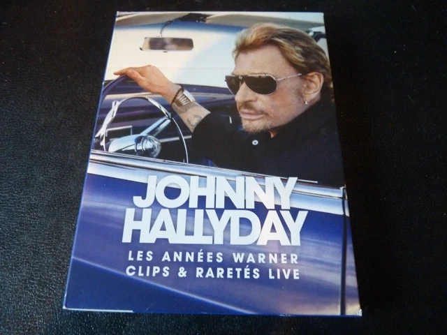 COFFRET DVD &JOHNNY HALLYDAY : LES ANNEES WARNER (clips & raretes live ...