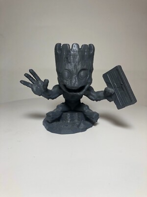 BABY GROOT I Am Groot Chibi Figure 4 Inches Tall Desk Novelty 3D ...