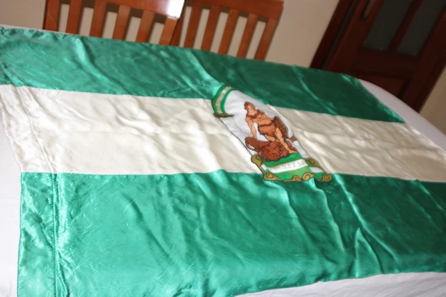 BANDERA DE ANDALUCÍA Protocolo Oficial Interior RASO GALA - E EUR 79,95 ...