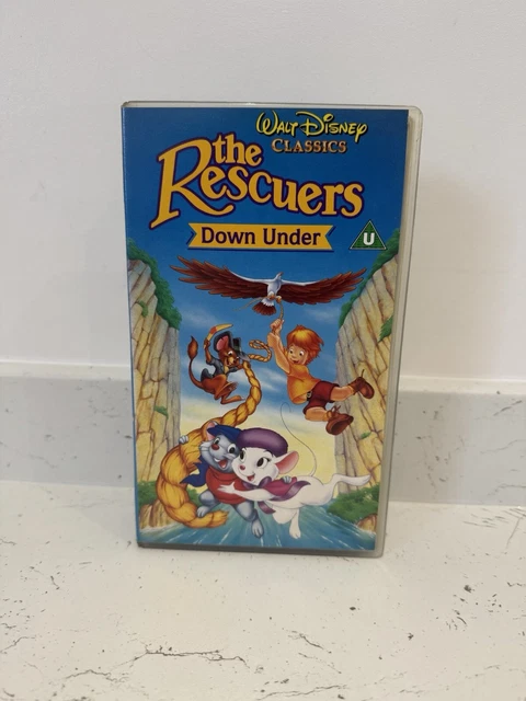VINTAGE WALT DISNEY Classics The Rescuers Down Under VHS Video Tape VGC ...
