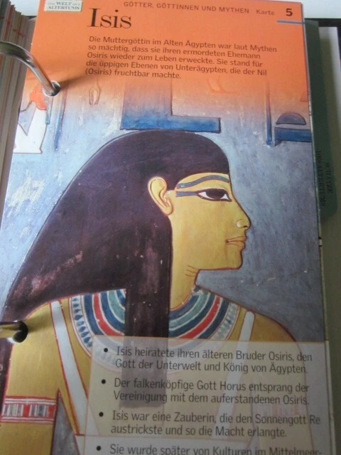 SAMMELKARTE GÖTTER GÖTTINNEN Mythen 5 Isis EUR 1,99 - PicClick DE