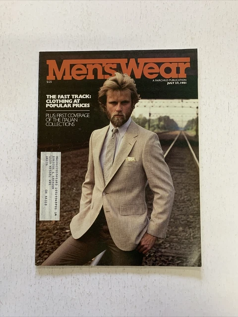 VINTAGE MEN’S WEAR Magazine July 1981 - Vintage Fashion CATALOG £26.99 ...