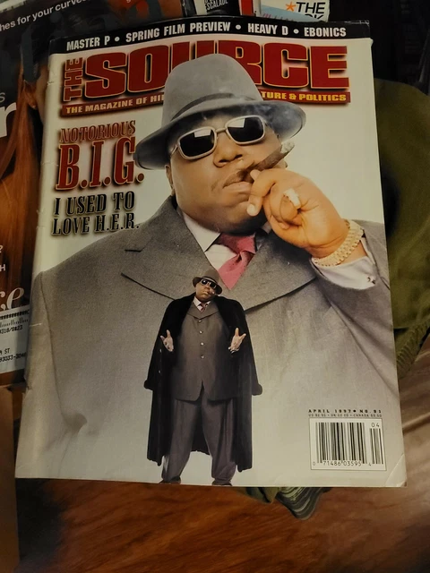 THE SOURCE MAGAZINE Biggie Notorious B.I.G. Vintage Rare April 1997 ...
