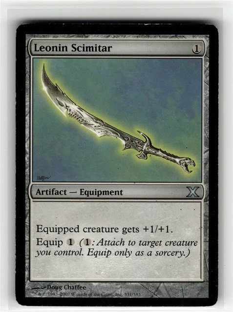 LEONIN SCIMITAR (331) MTG Core Set 10e édition 10E (BASE) MP (MTG) EUR ...