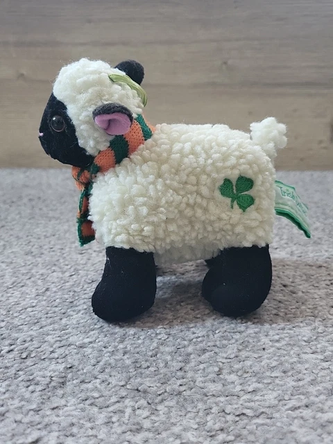 IRISH SOFTIES SHAMROCK Lamb Sheep Plush Ireland Dublin Hanger Souvenir ...