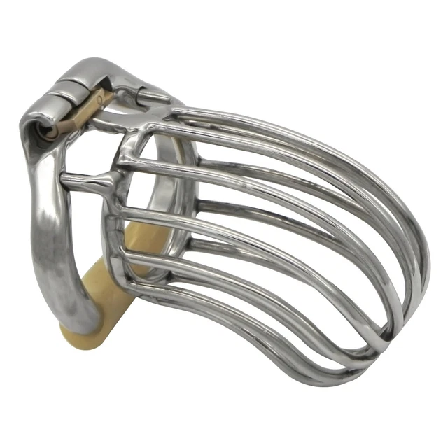 ERGONOMIC MALE CHASTITY Device Cage Rings Belt Stainless Steel Stealth ...