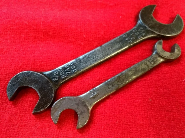 2 X RARE Vintage George Hatch Ltd London Industrial Spanners - Free P&P ...