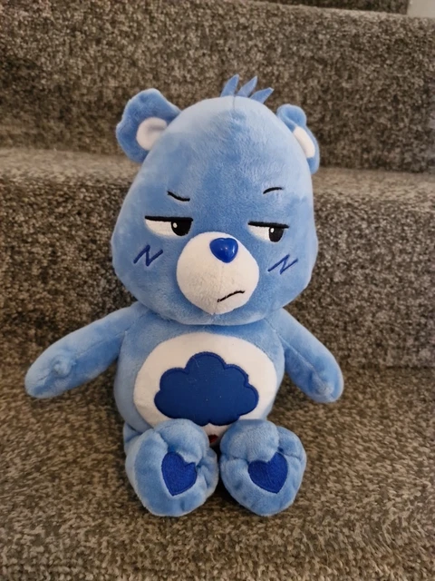 CARE BEARS GRUMPY Bear Soft Toy 2022 Care Bear 14” Tall Blue Care Bear ...