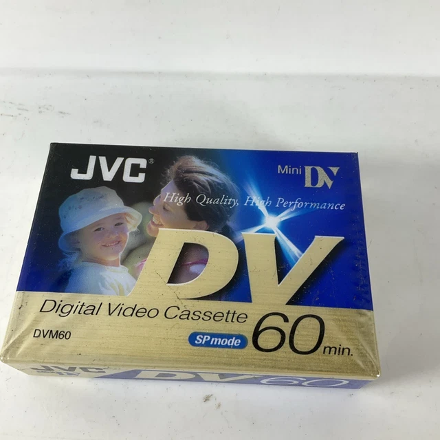 JVC DV60 MINIDV Cassette DVM60 60ME M-DV60DE Bande 60 Minutes EUR 5,86 ...