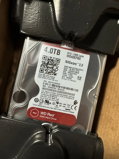 WESTERN DIGITAL 4TB Hard Drive WD40EFRX SATA 64MB Cache $91.00 - PicClick