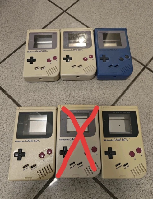 5 NINTENDO GAMEBOY Classic Gehäuse Konsole Game Boy Handheld DMG01 ...
