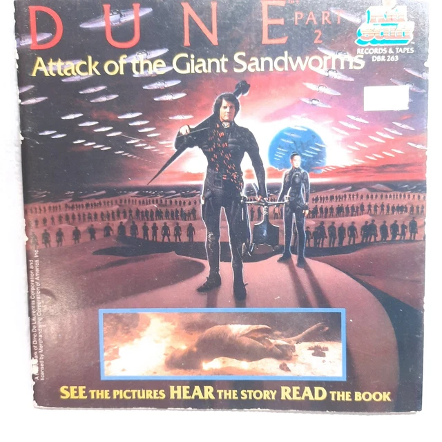 DUNE ATTACK OF the Giant Sandworms Part 2 Kid Stuff book NO RECORD ...