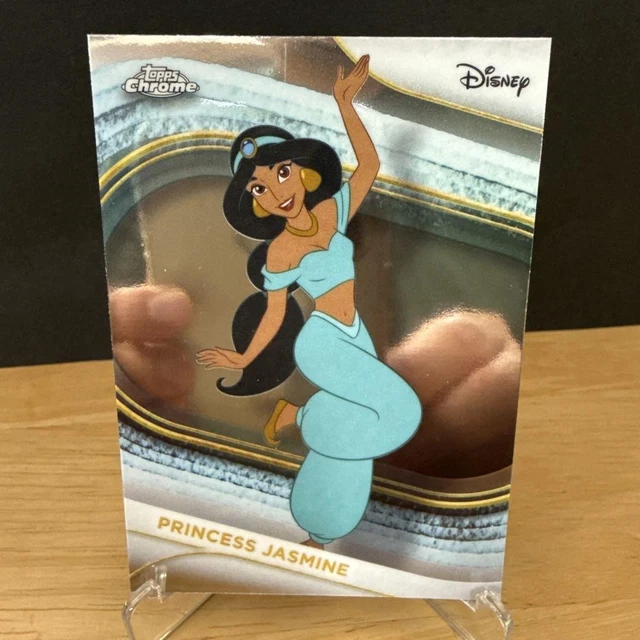 DISNEY PRINCESS JASMINE Topps Chrome Trading Card stile anime da ...