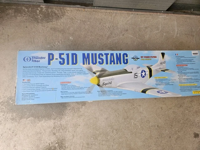 THUNDER TIGER P-51D Mustang Model Kit Rc Plane New Unbuilt £111.66 ...