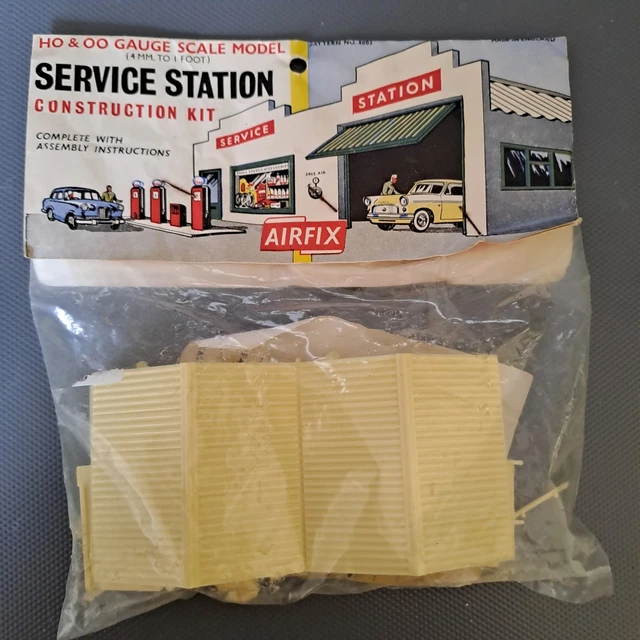 RARE VINTAGE AIRFIX Kit Ho Oo Scale Service Station £14.99 - PicClick UK