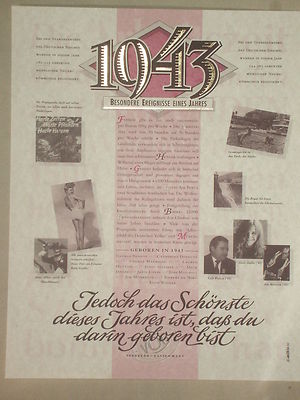 YEAR OF BIRTH 1943 certificate * number sheet * year number sheet * £0. ...