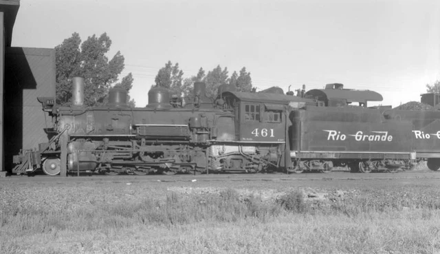 D&RGW DENVER RIO Grande Western Railway Narrow Gauge, No 461 Old Train ...