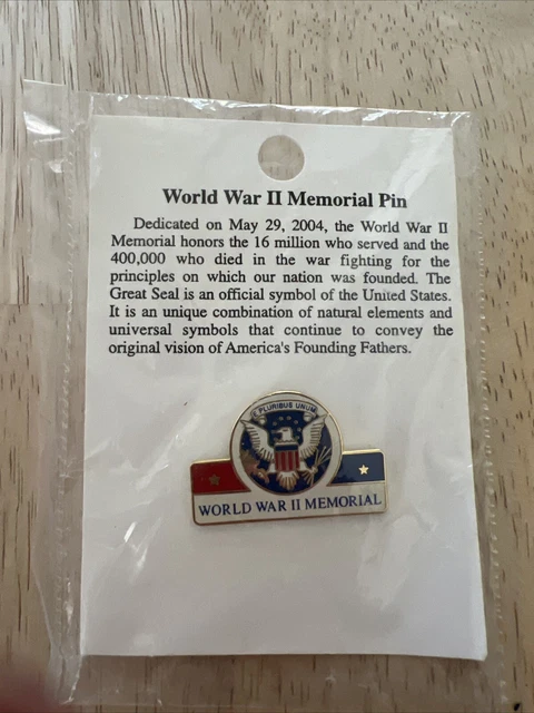 VINTAGE WORLD WAR II Memorial pin $8.29 - PicClick CA