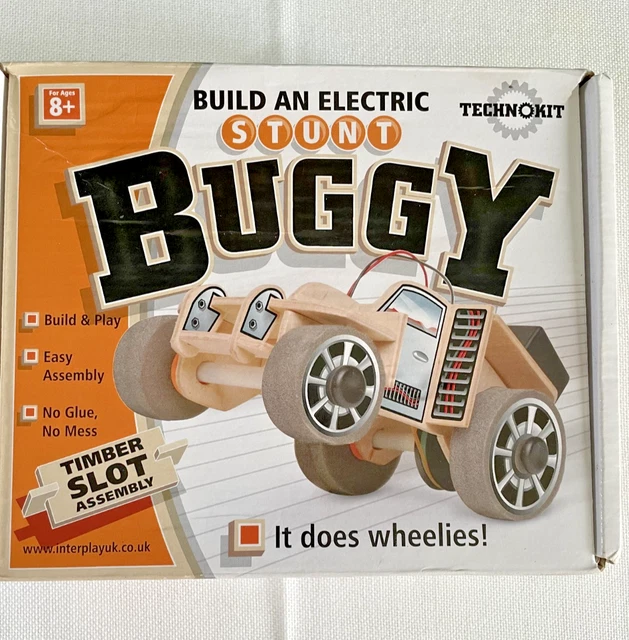 TECHNOKIT - ELECTRIC Stunt Buggy - Easy Assembly Age 8+ £6.98 - PicClick UK