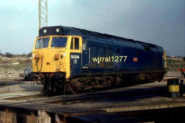6X4 COLOUR RAILWAY photograph Class 50 50034 at Old Oak Common £1.00 ...