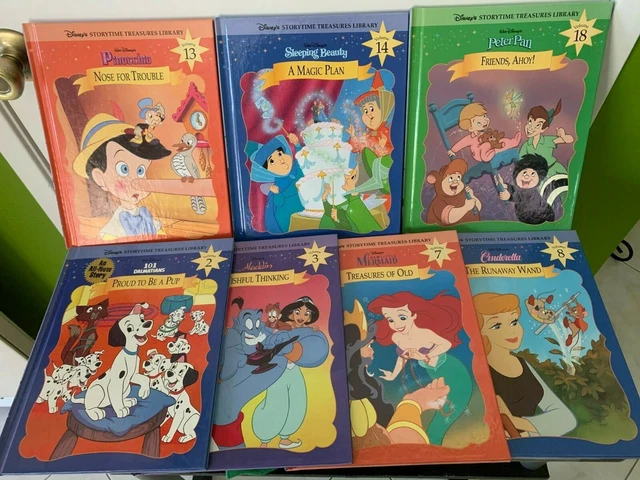 7 DISNEY STORYTIME Treasures Library Book 1998 Disney Enterprises Inc ...
