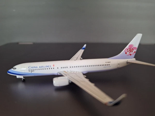 AVION MINIATURE MÉTAL CHINA AIRLINES Boeing 737-800 scale 1/400 ...