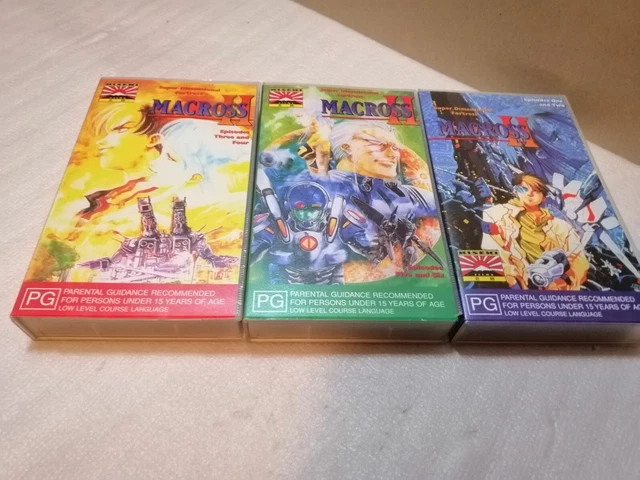 MACROSS II - Episodes Three & Four - 1991 Kiseki Films RARE PAL Format ...