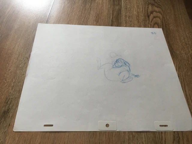 ORIGINAL COSGROVE HALL Animation - All Dogs Go To Heaven Sketch! EUR 11 ...