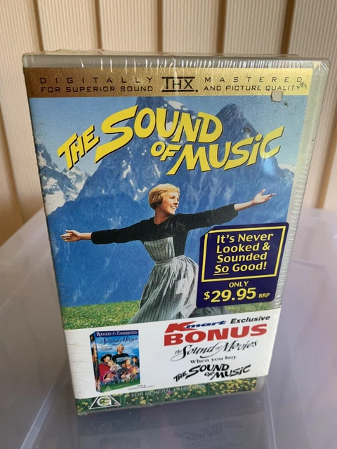 VINTAGE SOUND OF Music Sealed Vhs Double Pack New Old Kmart Stock $50. ...