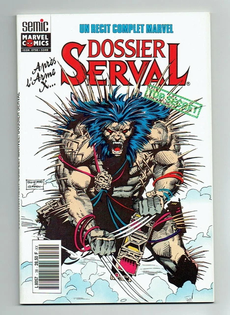 RCM 38 DOSSIER Serval (Wolverine)/ Ttbe (Quasi Neuf ) 1993 E.o Marvel ...