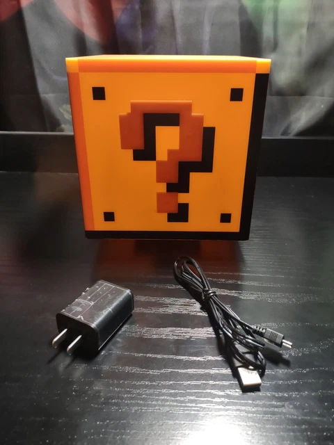 SUPER MARIO BROS Question Mark Block Light Lamp Coin 🔊 Collectors ...