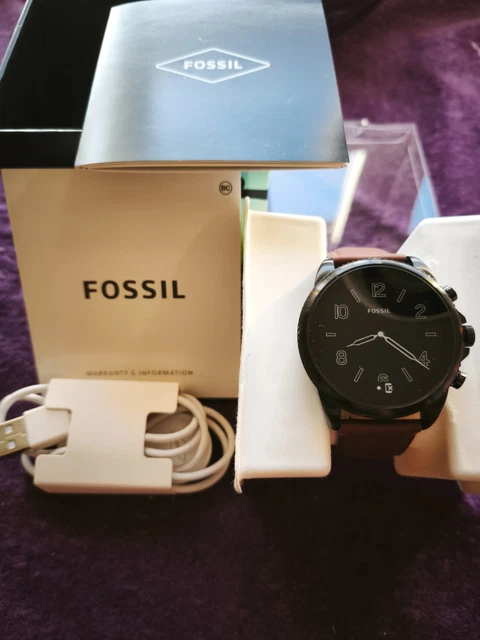 SMARTWATCH FOSSIL GEN 6, cinturino in pelle, perfetto EUR 40,00 ...
