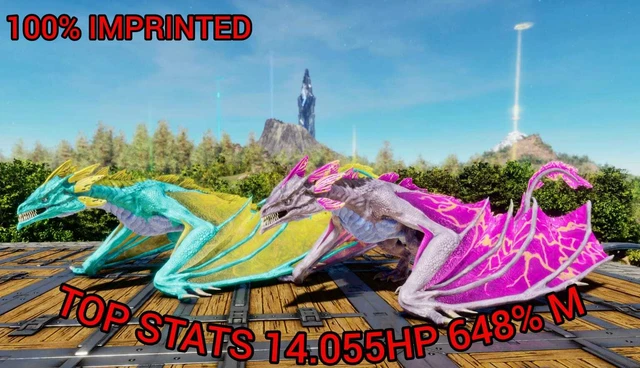 ARK SURVIVAL ASCENDED Lightning Wyvern TOP STATS PVE PS5/XBOX/PC EUR 6 ...