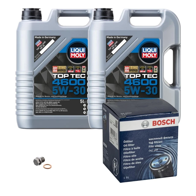 BOSCH INSPEKTIONSPAKE 10 LIQUI MOLY Top Tec 4600 5W-30 pour Subaru EUR ...