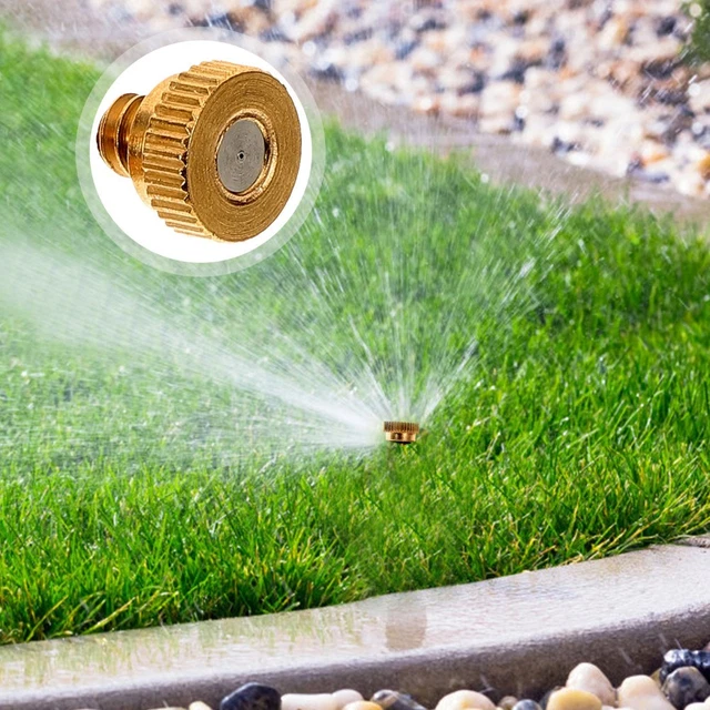 30 PCS BRASS Low Pressure Misting Nozzles 0.3 mm Orifice Thread for ...