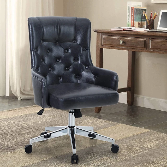OFFICE COMPUTER CHAIR High Back PU Leather Ergonomic Executive Task ...