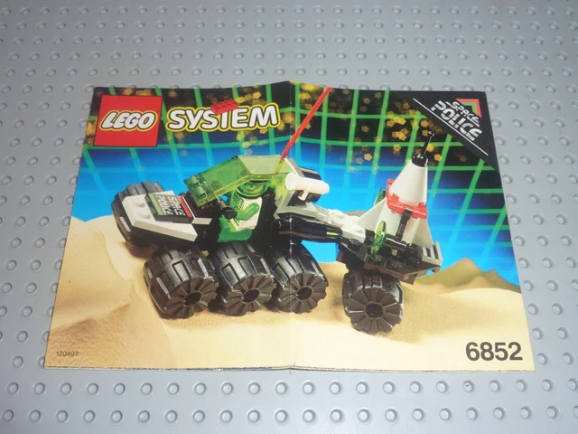 LEGO NOTICE DE Montage Instruction Espace / Space Set 6852-1: Sonar ...