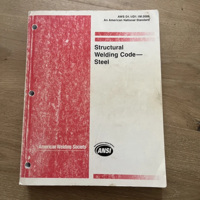AWS D1 1/D1 1M 2006 Structural Welding Code Steel National Standard ...