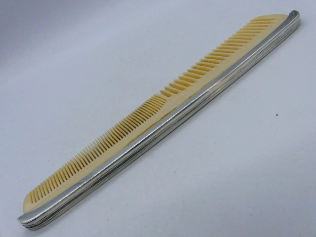 TRES GRAND PEIGNE En Bakelite Et Argent Massif Minerve EUR 45,00 ...