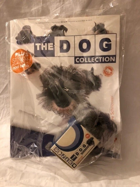 NEW NO 2 THE DOG COLLECTION MAGAZINE Miniature Schnauzer with soft toy ...
