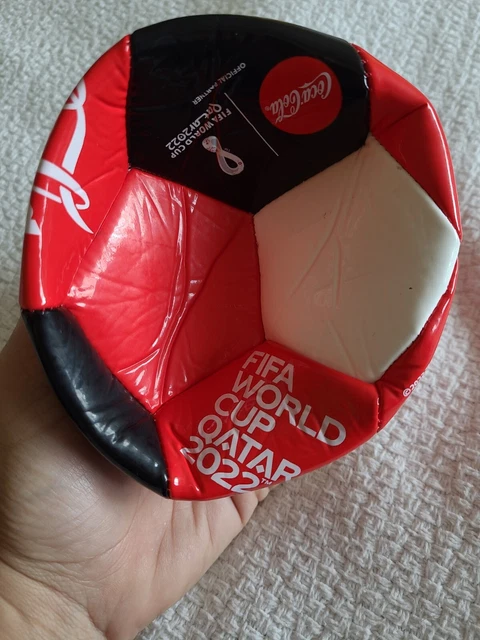 COCA-COLA OFFICIAL FIFA World Cup Qatar 2022 Mini Soccer Ball: NEW EUR ...
